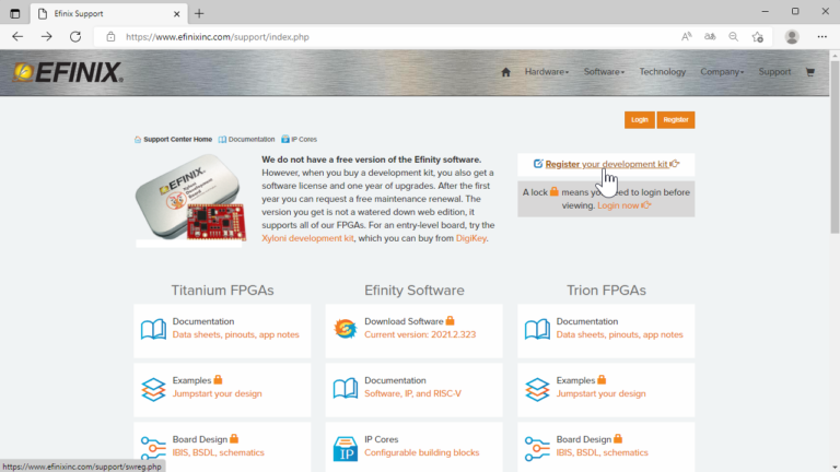Efinix社FPGA統合開発環境 Efinity®環境構築 - 株式会社ライト・ライト